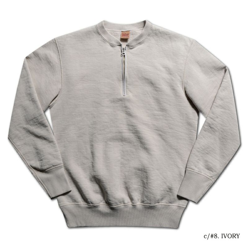 S105-00 [7inch HALF-ZIP PLAIN] | デラックスウエア公式オンラインストア